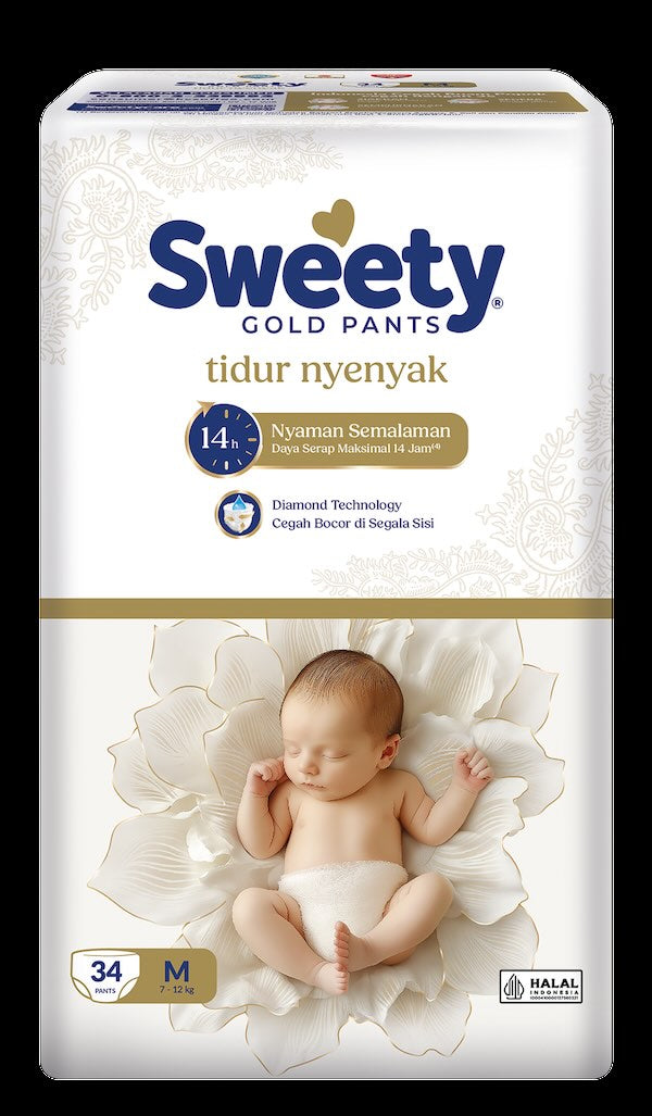 Sweety Gold Pants M – LearningTimeID